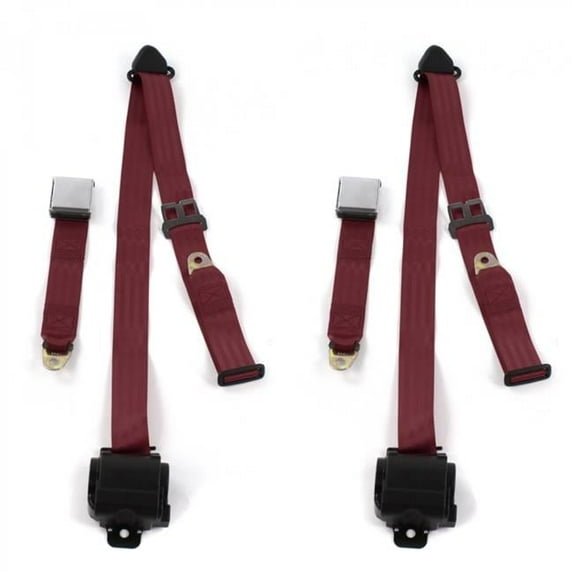 SafeTboy Ford Truck 1942-1947 Airplane 3 Point Burgandy Retractable ...