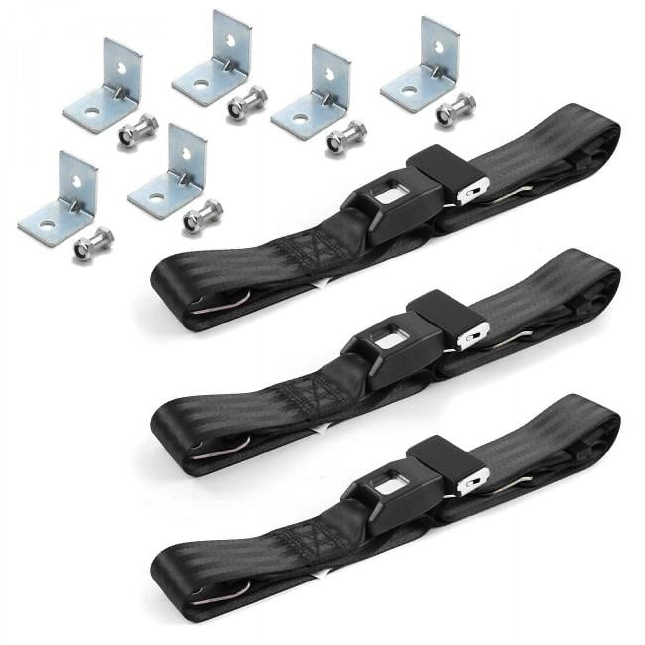 SafeTboy VW Type 3 Squareback Standard 2 Point Black Lap Bench Seat ...