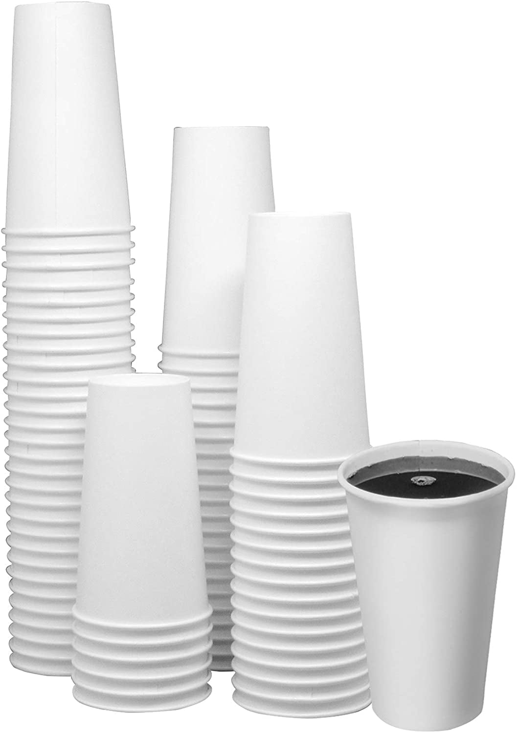 SafeWare Disposable Coffee Cups and lids 12 oz (1000 sets) - To Go ...