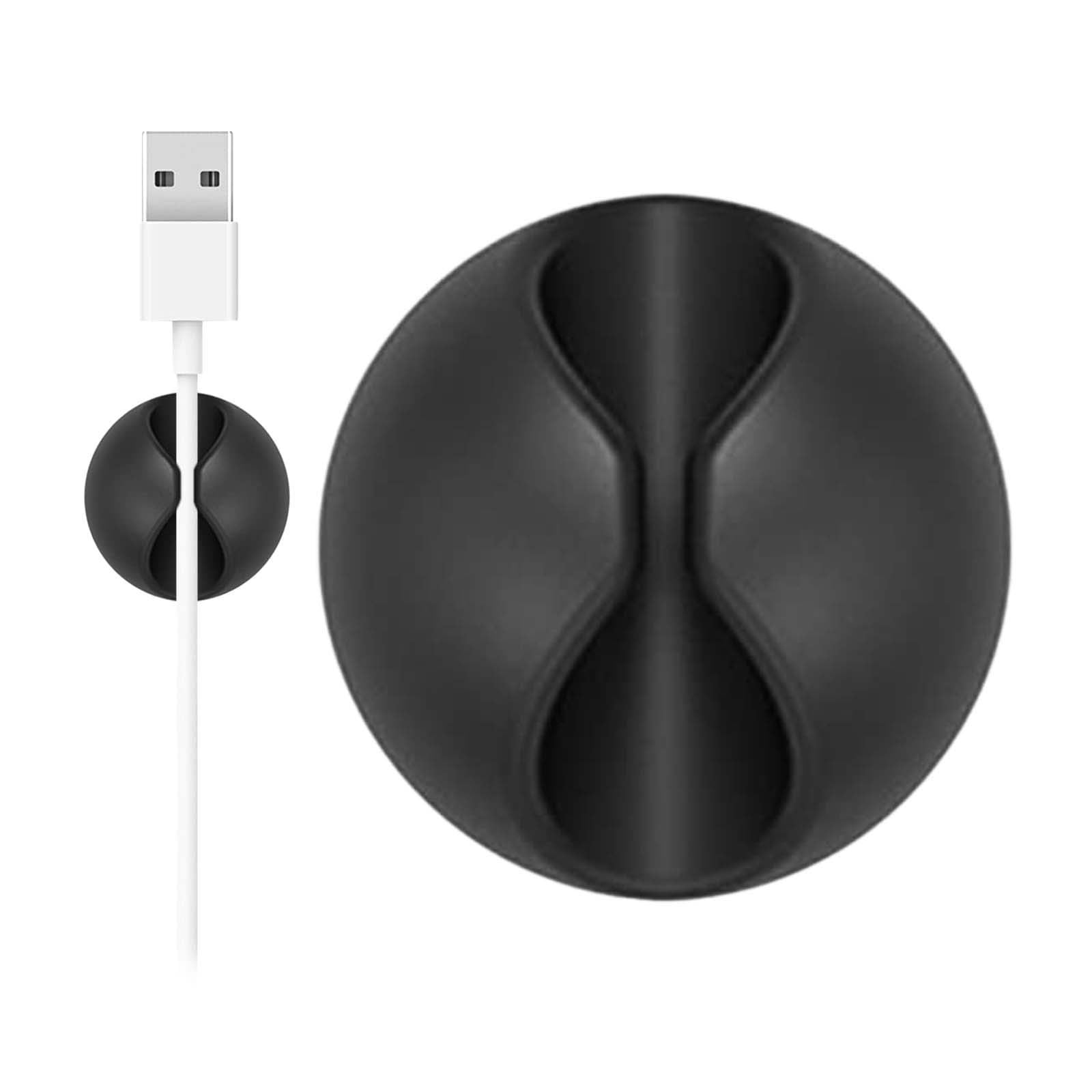 Safeglitz Black Cable Clips–Cable Management Holders, Organizes Wires ...