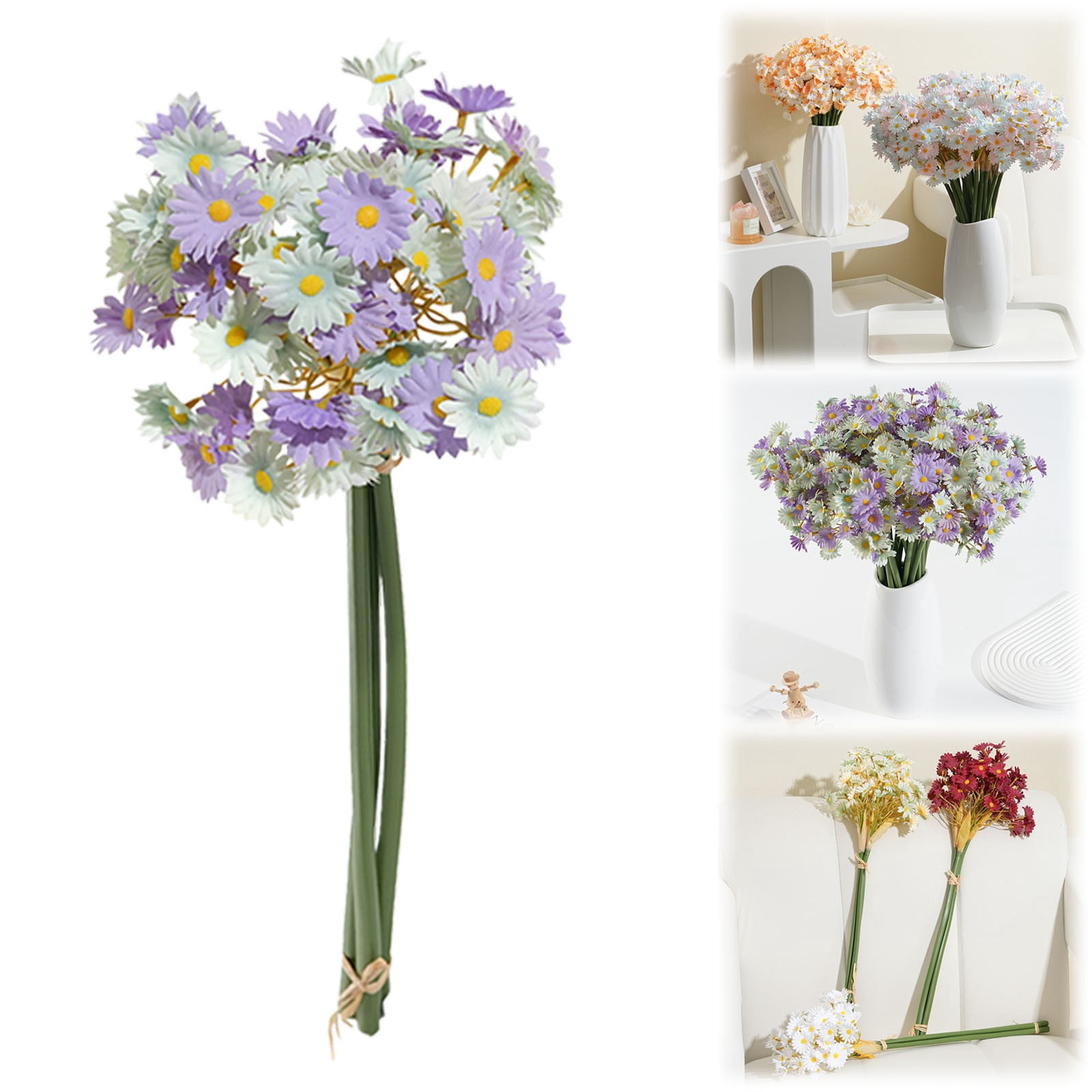 Safeglitz Bundle of Artificial Chamomile – Dutch Chrysanthemum ...