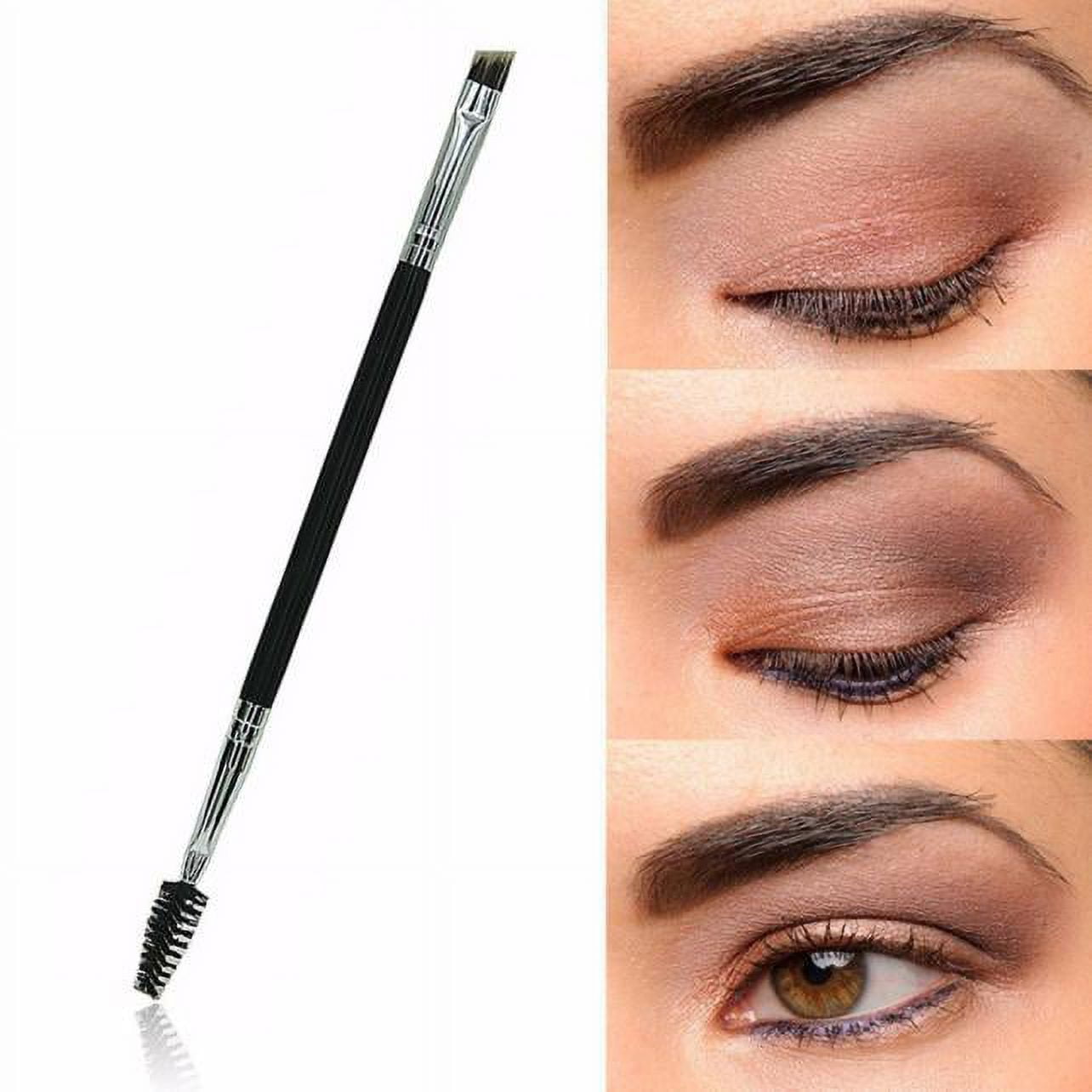 Safeglitz Eyebrow Brush Dual-Effect Eyebrow tool: Double-Headed Design ...