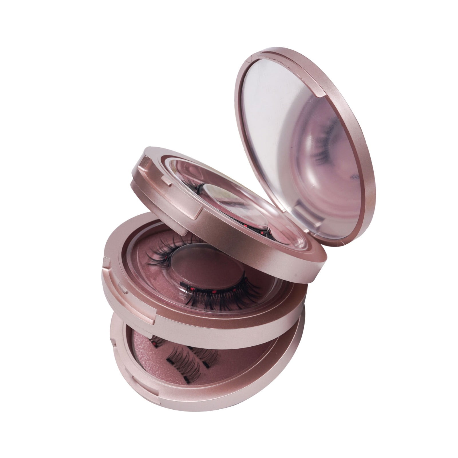 Safeglitz False Eyelashes 3-Layer Eyelash Storage Box - Travel-Friendly ...