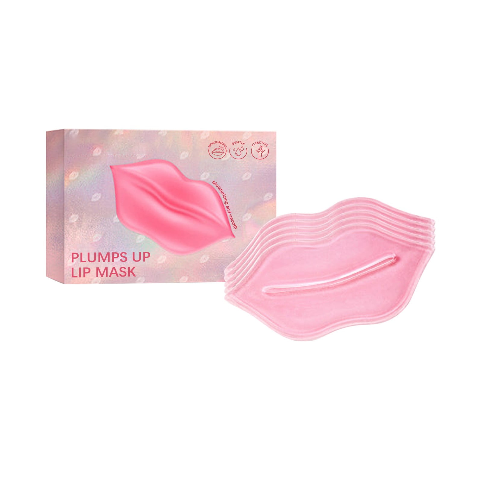 Safeglitz Lip Mask Lip Collagen Crystal Lip Care Gel Pads Moisturizing ...