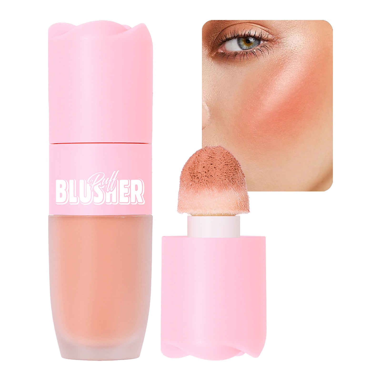 Safeglitz Liquid Blush All-Day Blush Sponge Tip - Humidity/Sweat ...