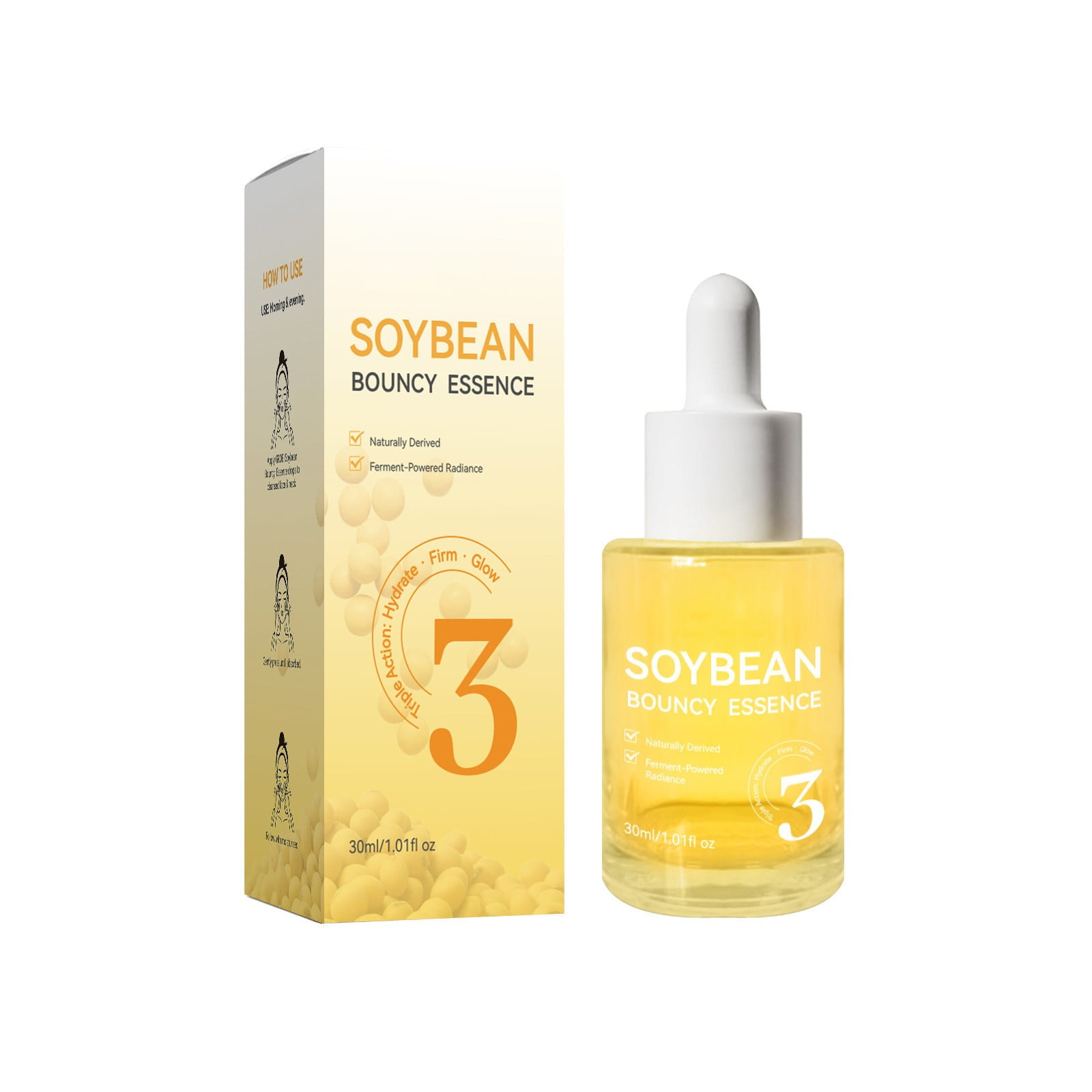 Safeglitz Soy Essence, Glow Soybean Ferment Extract Glass Skin ...