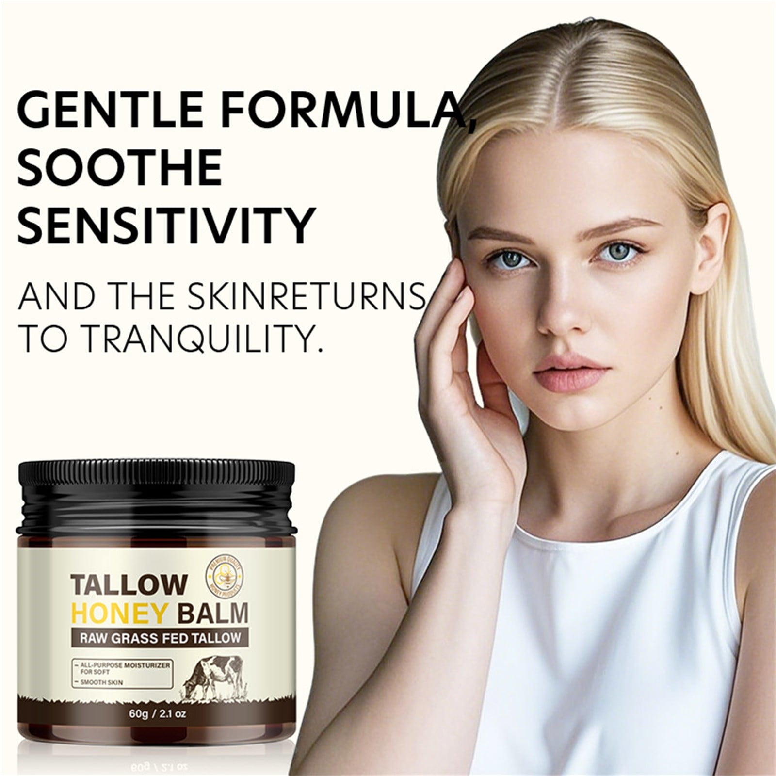 Safeglitz Tallow Face Moisturizer Body Moisturizing Butter - Nourishes ...