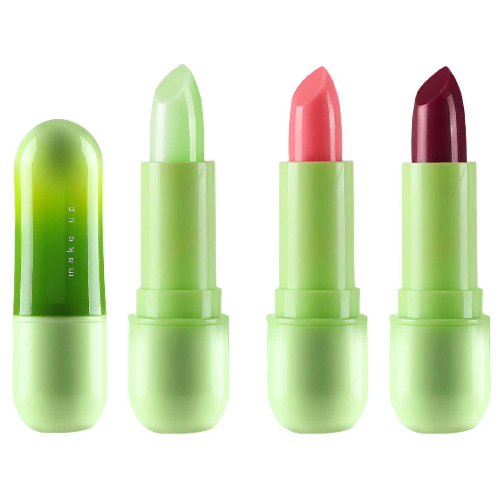 Safeglitz Three Lipsticks, Temperature Sensitive Color Changing Jelly ...