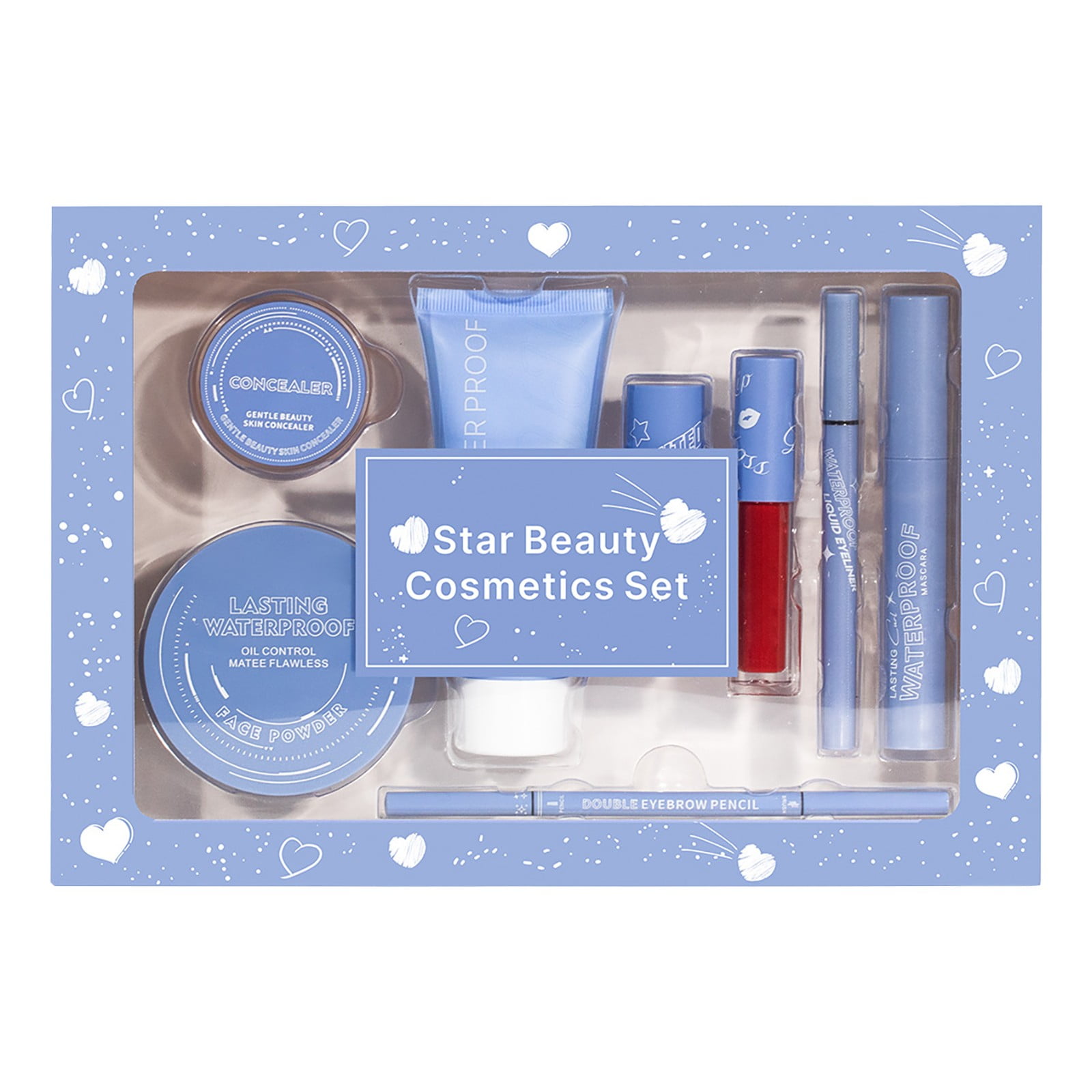 Safeglitz Travel Makeup Kit Beauty 8-Piece Set: A Must-Have for All ...