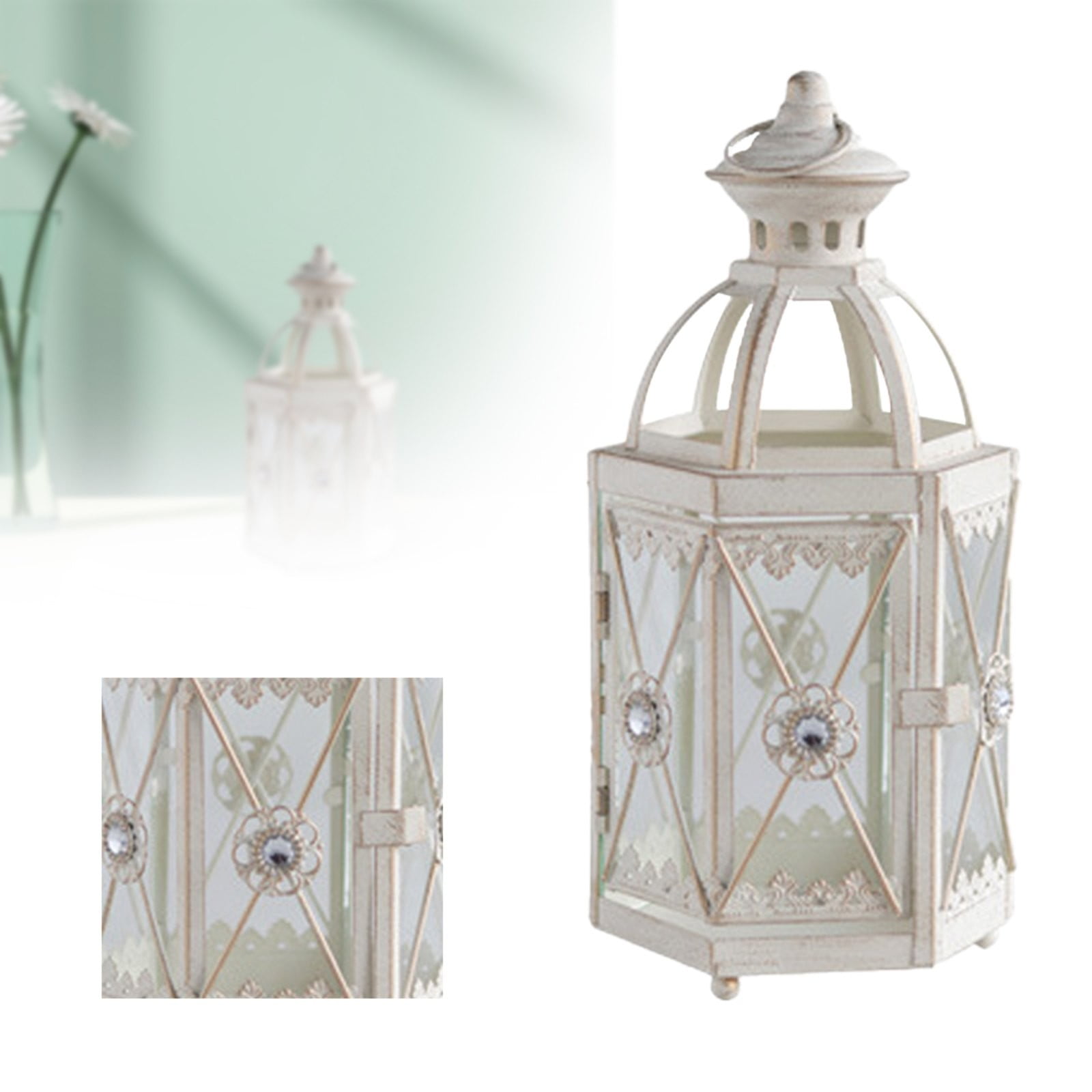 Safeglitz Vintage Hanging Tea Light Candle Holder Wind Lamp–Decorative ...