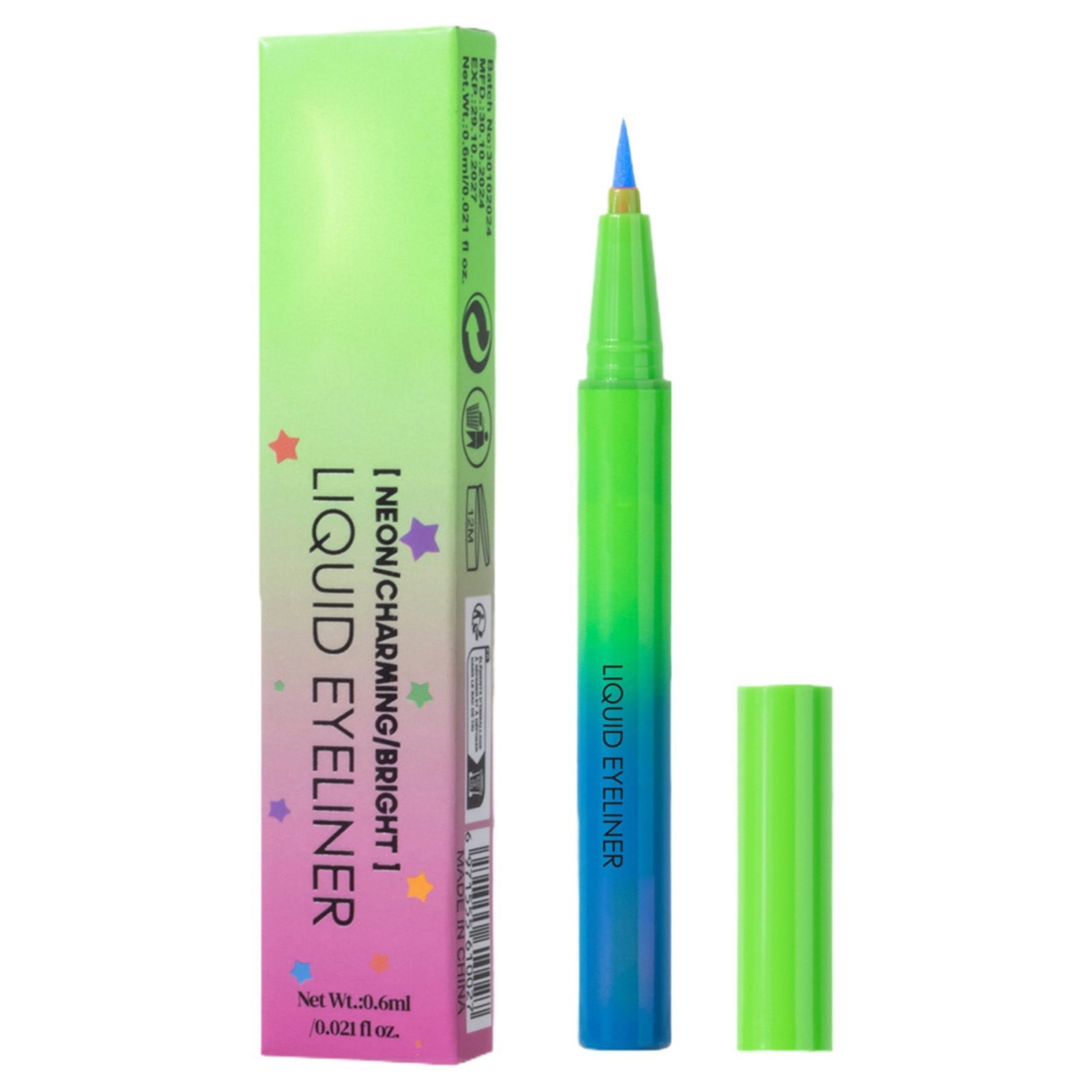 Safeglitz Waterproof Eyeliner Colored Liquid Eyeliner Pen - Smooth ...