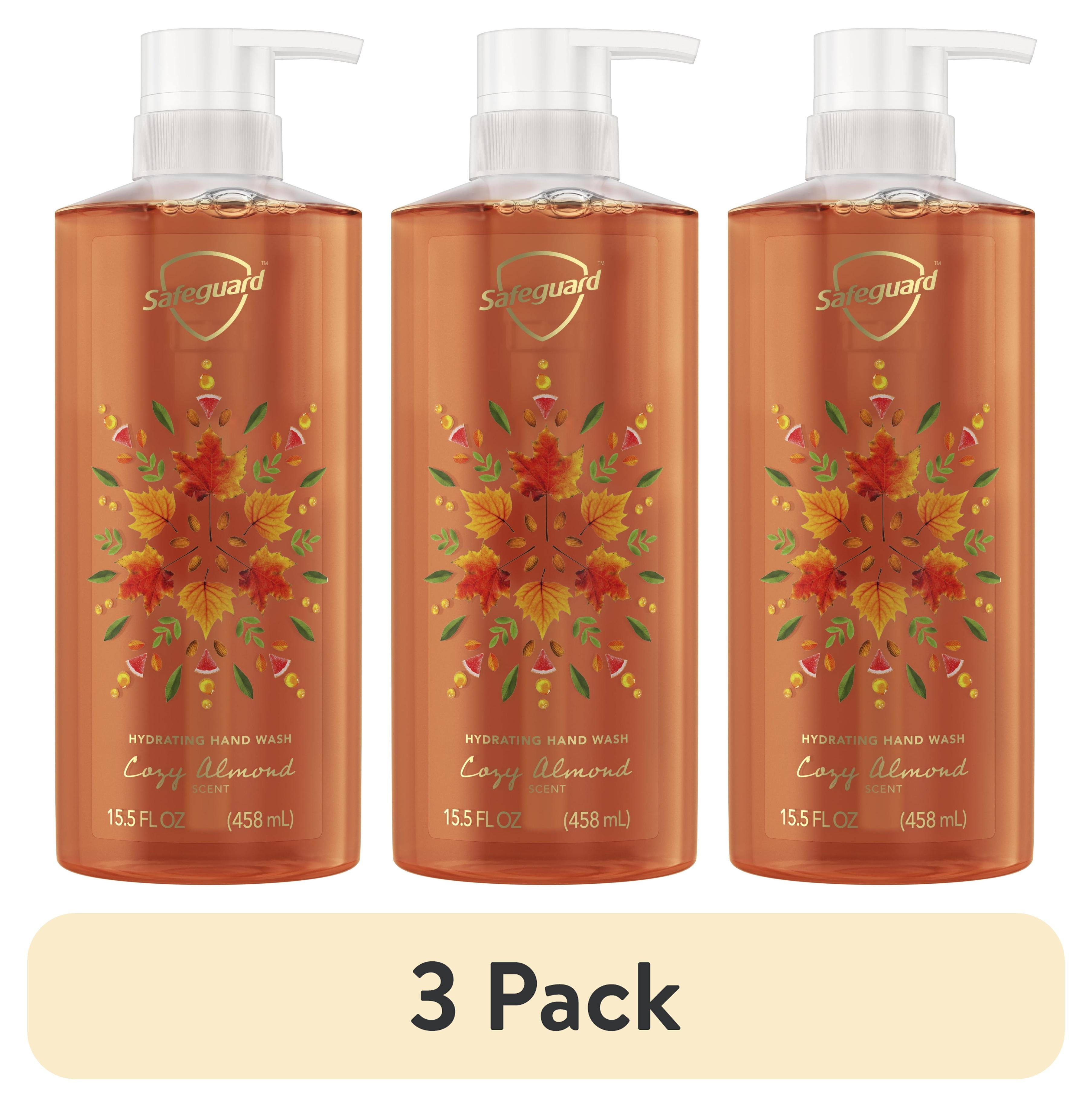 (3 pack) Safeguard Hand Wash, Cozy Almond Scent, 15.5 fl oz - Walmart.com