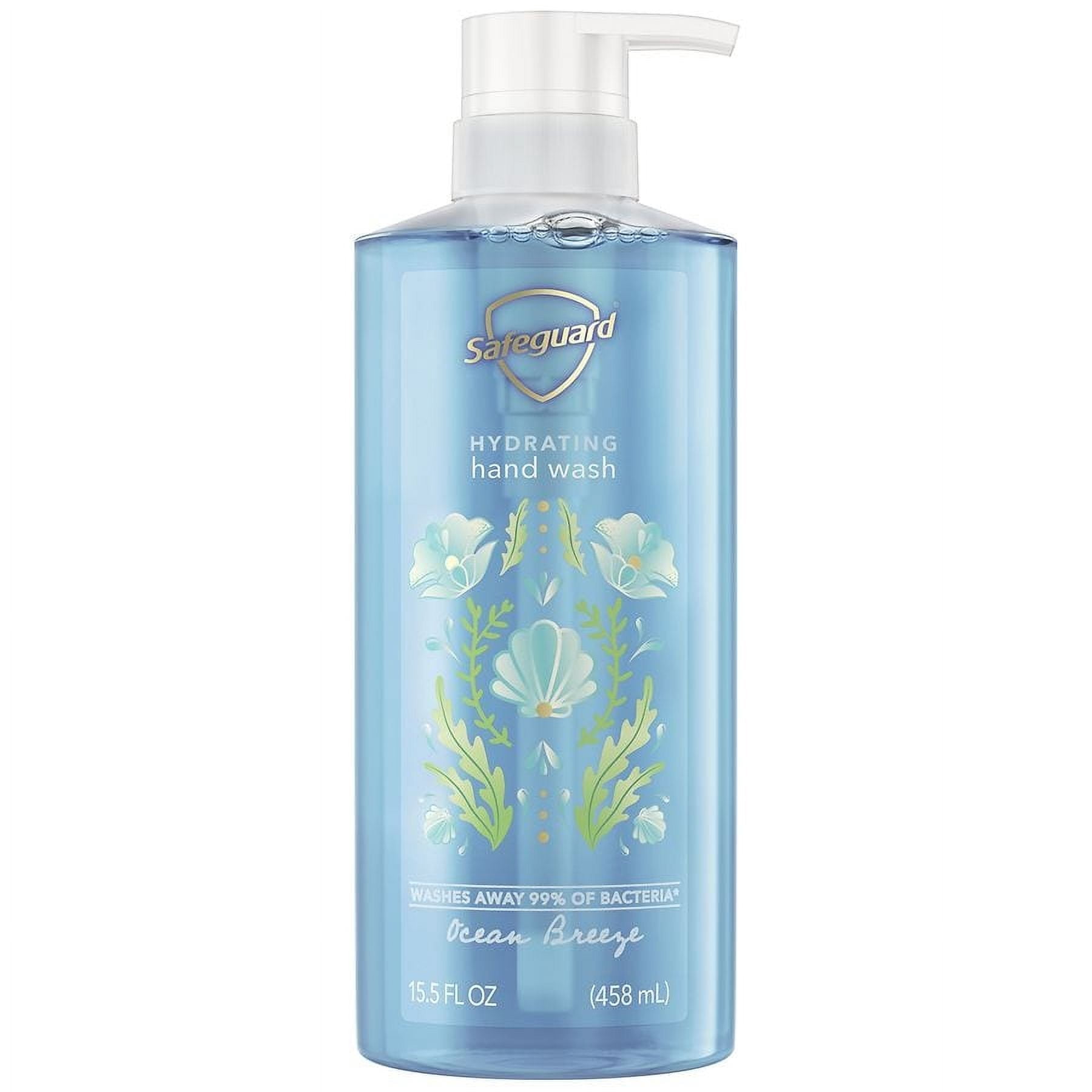 Safeguard Liquid Hand Soap Pump Ocean Breeze 15.5 fl oz Pack of 3 ...