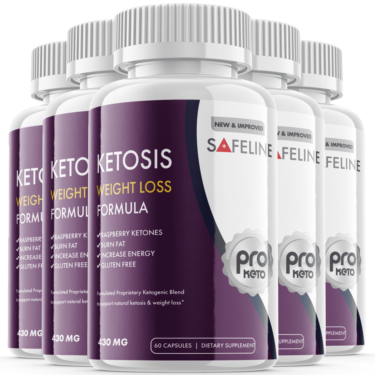 Safeline Keto Pills Ketogenic Supplement for Men and Women (5 Pack ...