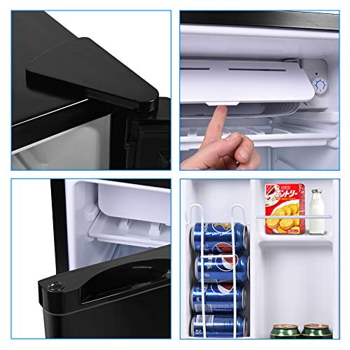 Safeplus 3.2 Cu.Ft Mini Compact Refrigerator, Under Counter Fridge with ...