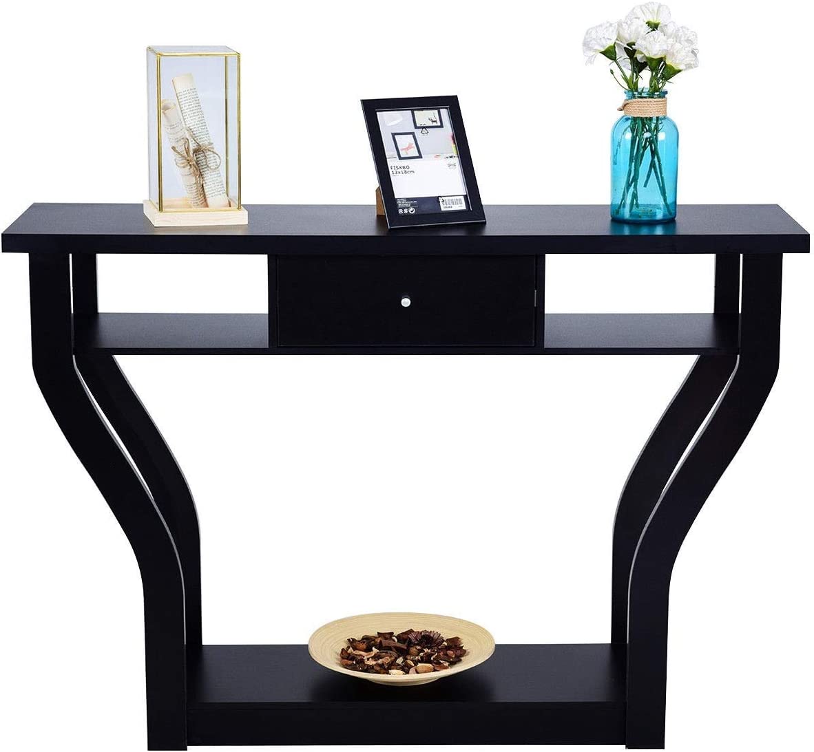 Safeplus 47" Accent Console Tables with Drawer and Shelf for Living ...