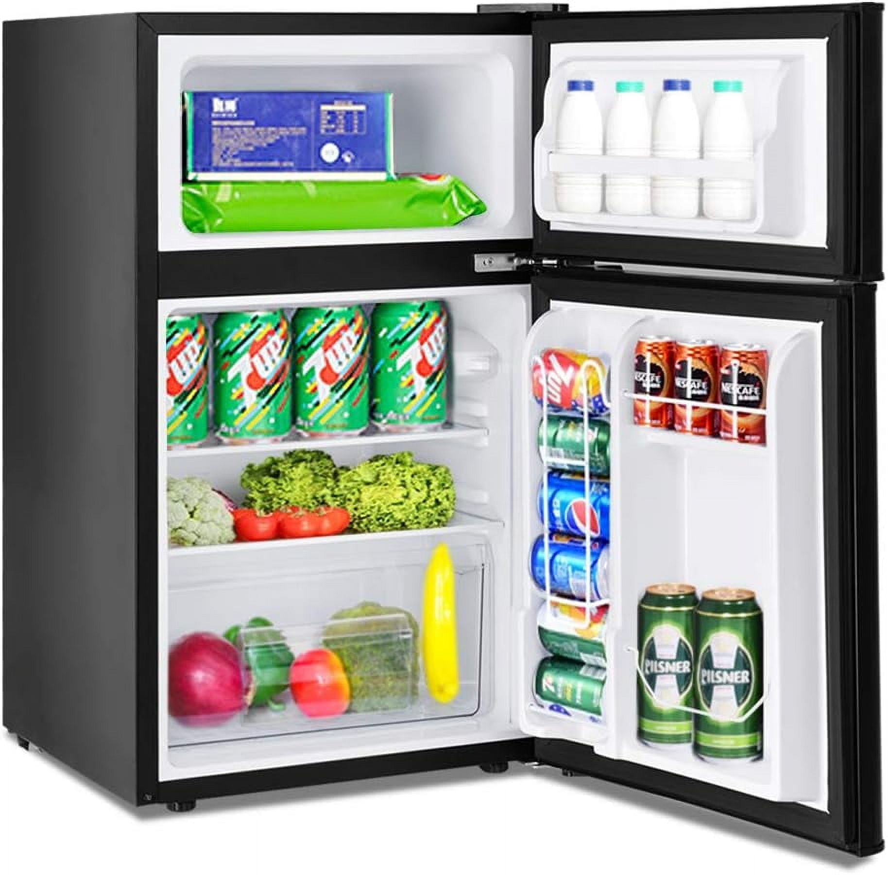 Safeplus Compact Refrigerator, 3.2 cu ft. Unit Cold-rolled Sheet Mini ...