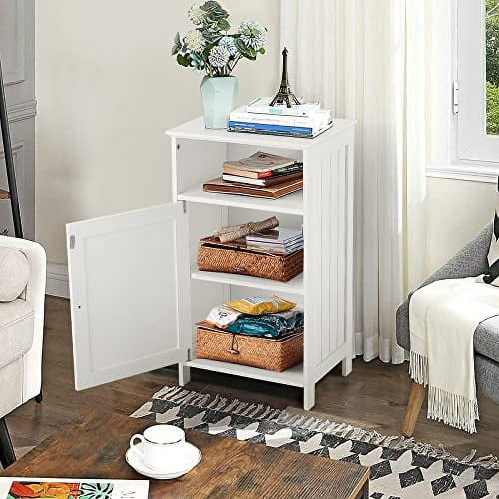 Safeplus Small Floor Storage Cabinet/Organizer with Drawer and Door ...