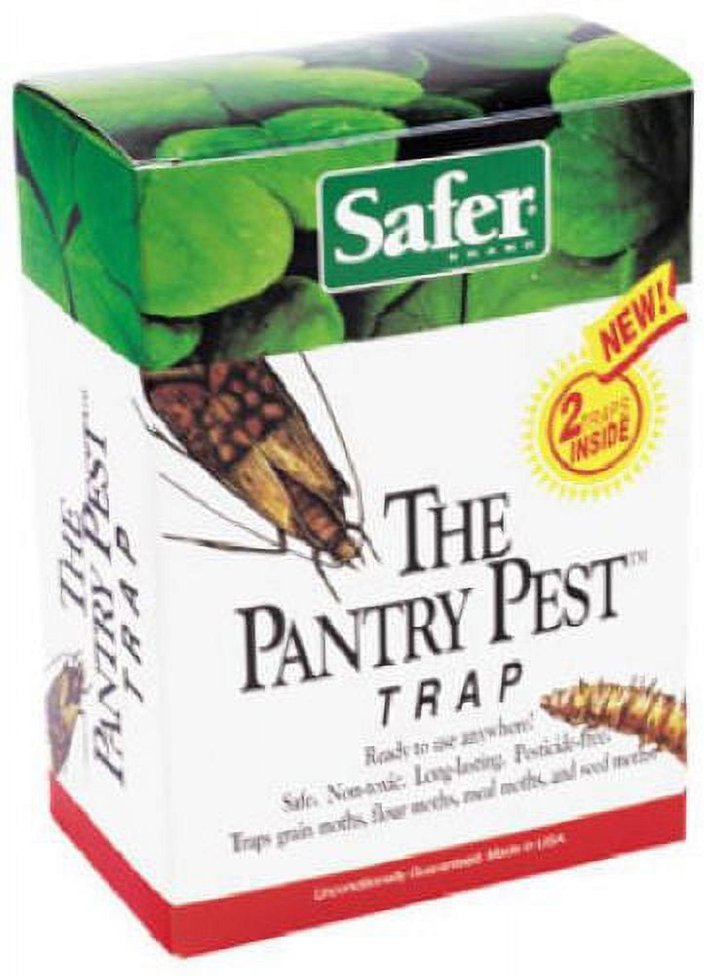 Safer 05140 2-Pack of Pantry Pest Traps Safe Non-Toxic Moth Traps ...