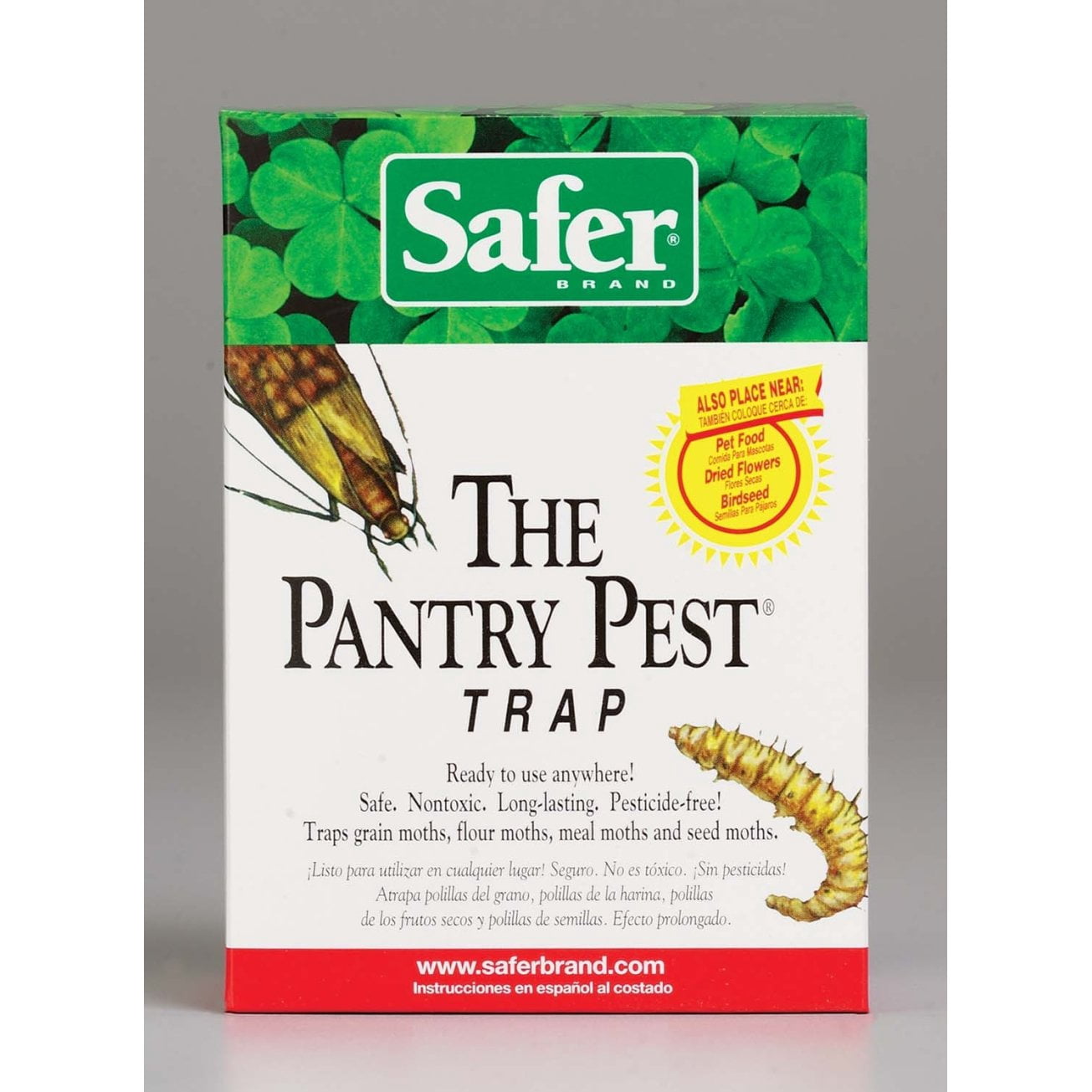 Safer Brand 05140 Pantry Moth Pest Trap and Killer for Grain, Flour ...