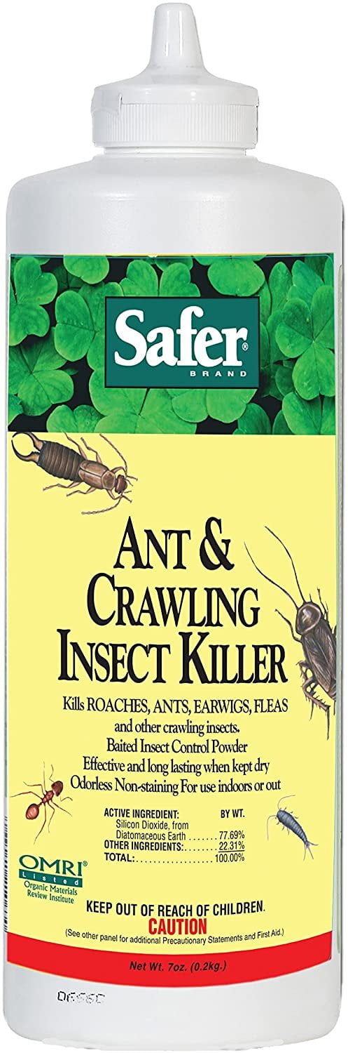 Safer Brand Diatomaceous Earth Powder, Indoor/Outdoor Insecticide ...