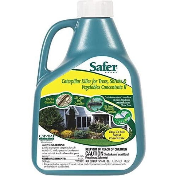 Safer Caterpillar Killer, Kills Worms and Caterpillars on Fruits ...