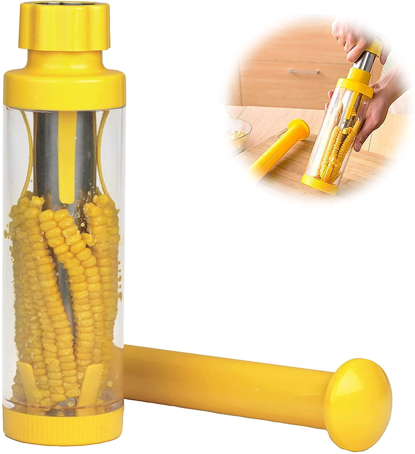 Safer Corn Thresher,Quick Corn Stripper,Stainless Steel Corn Cob ...