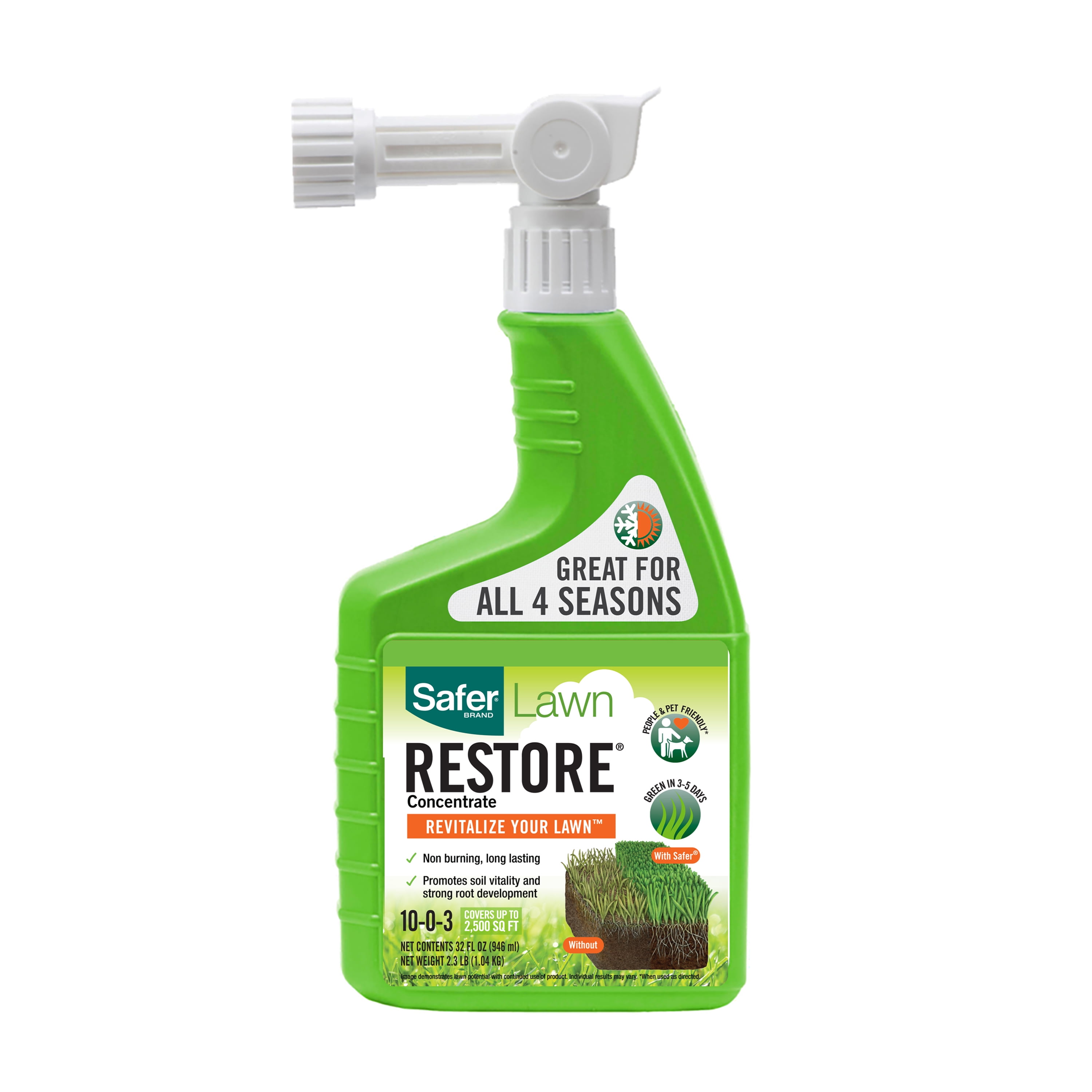 Safer Lawn Restore Lawn Food, 32 oz - Walmart.com