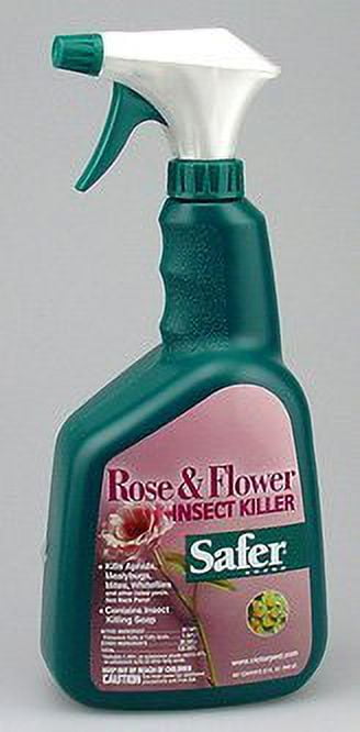 Safer Rose & Flower Insect Killer Multiple Insects Spray 32 Oz ...