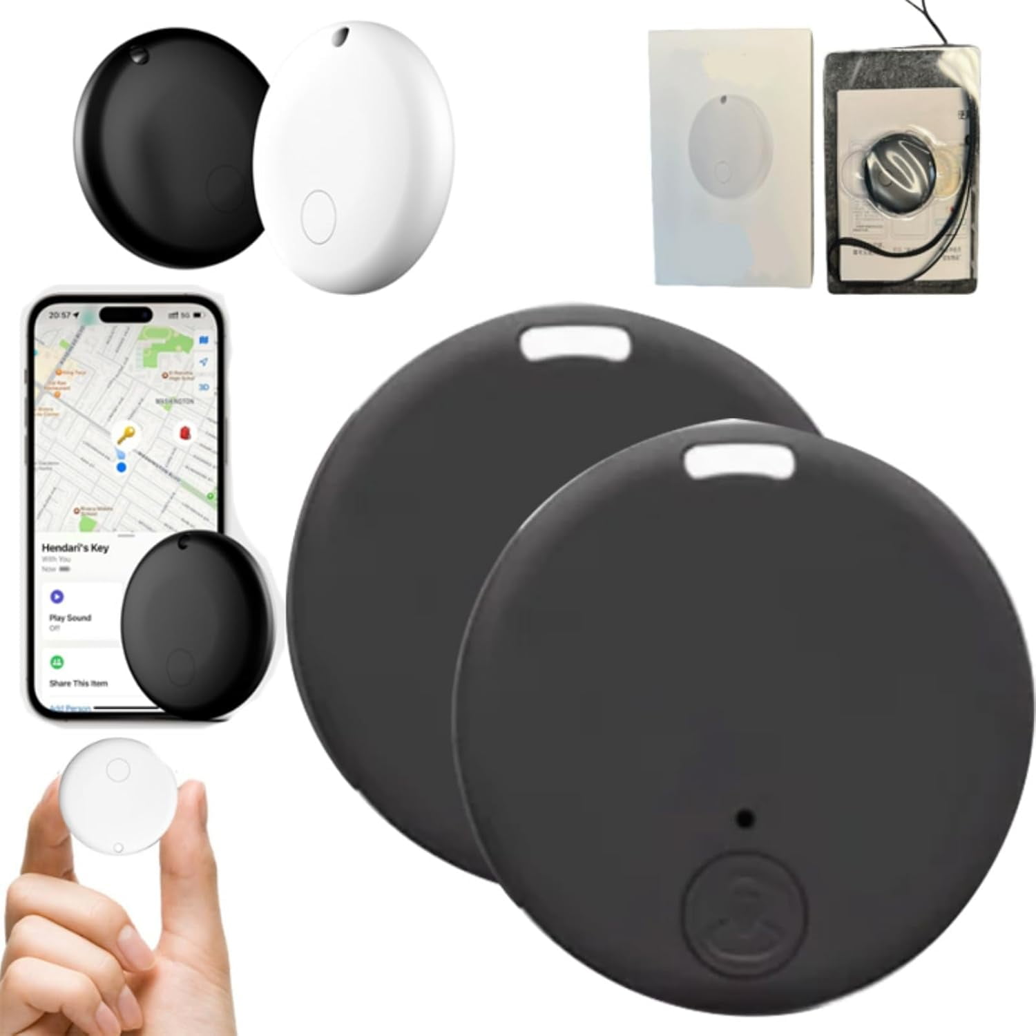 Safesync GPS Tracker, GPS Anti-Lost Tracker, Positioning Bluetooth Anti ...