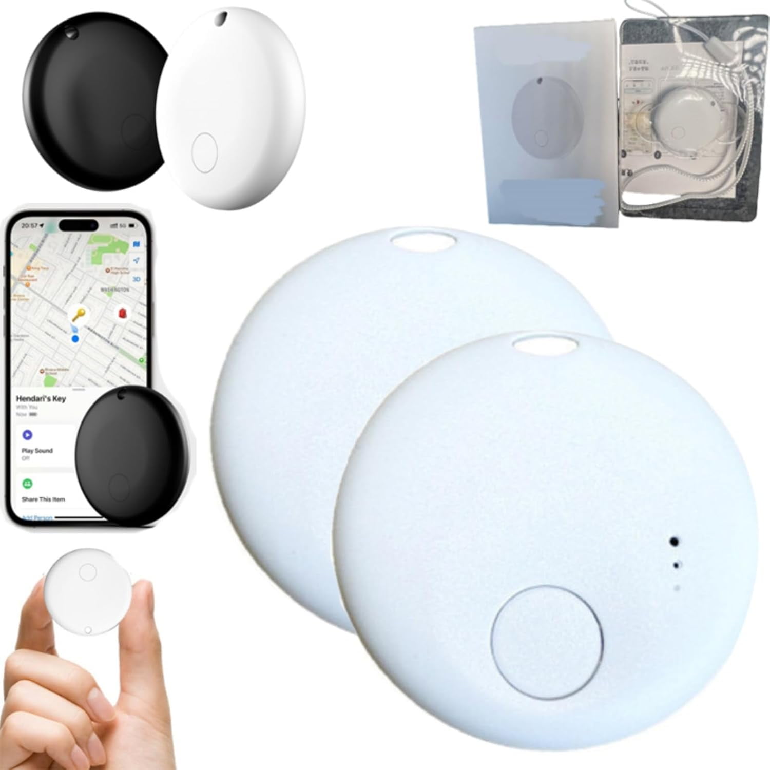 Safesync GPS Tracker, GPS Anti-Lost Tracker, Positioning Bluetooth Anti ...