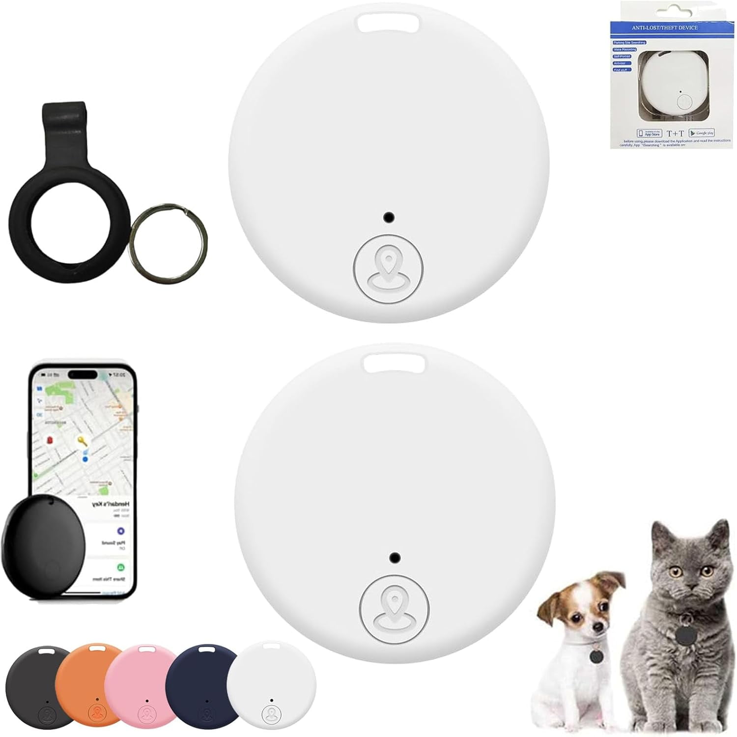 Safesync GPS Tracker, GPS Anti-Lost Tracker, Tracking Device, Bluetooth Anti-Lost Artifact ...