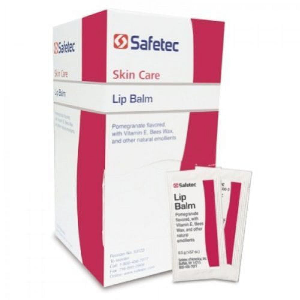 Safetec Lip Balm Pomegranate Flavored, One color, 144 Count - Walmart.com