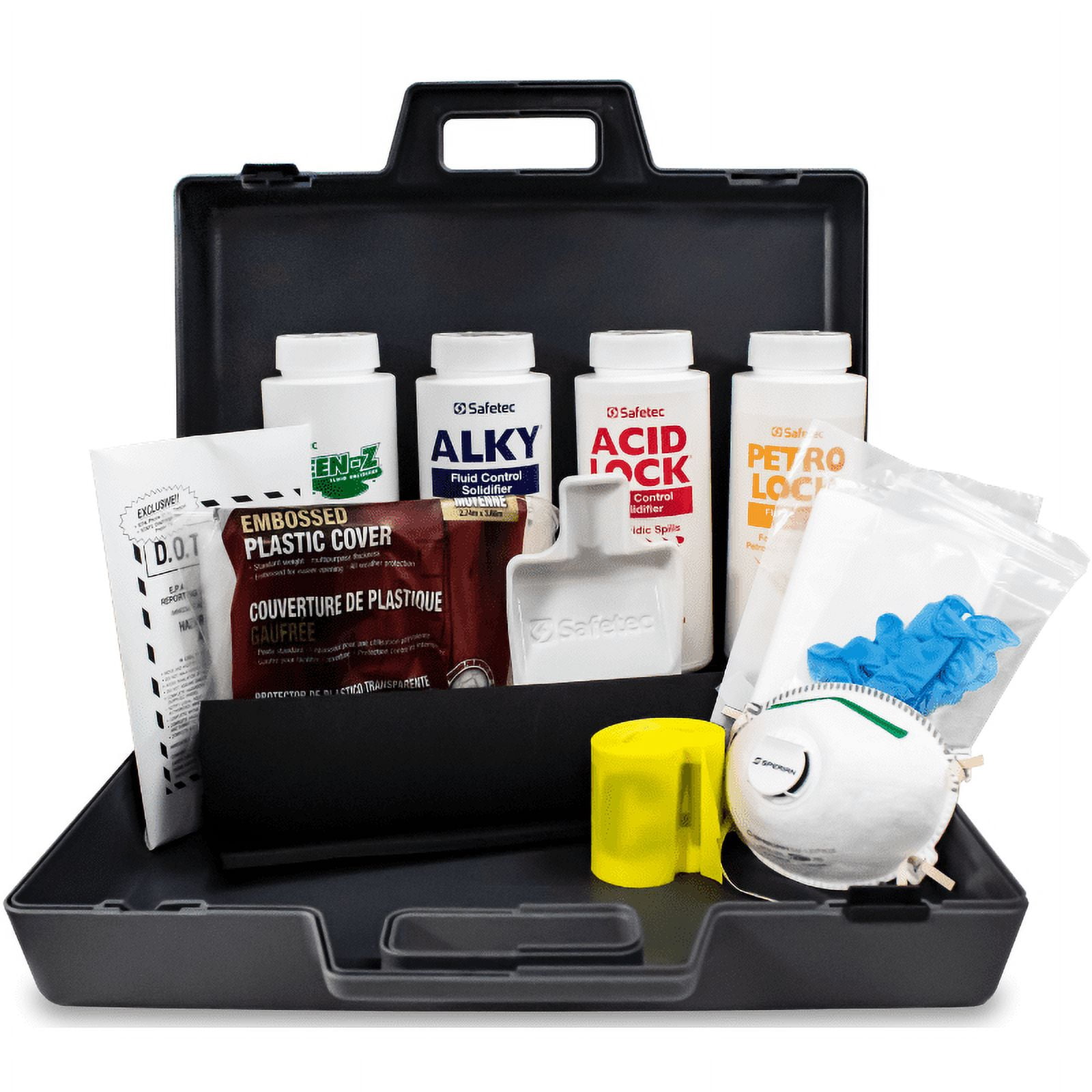Safetec Multi Purpose Spill Kit (Plastic case) (1 kit/case) - Walmart.com
