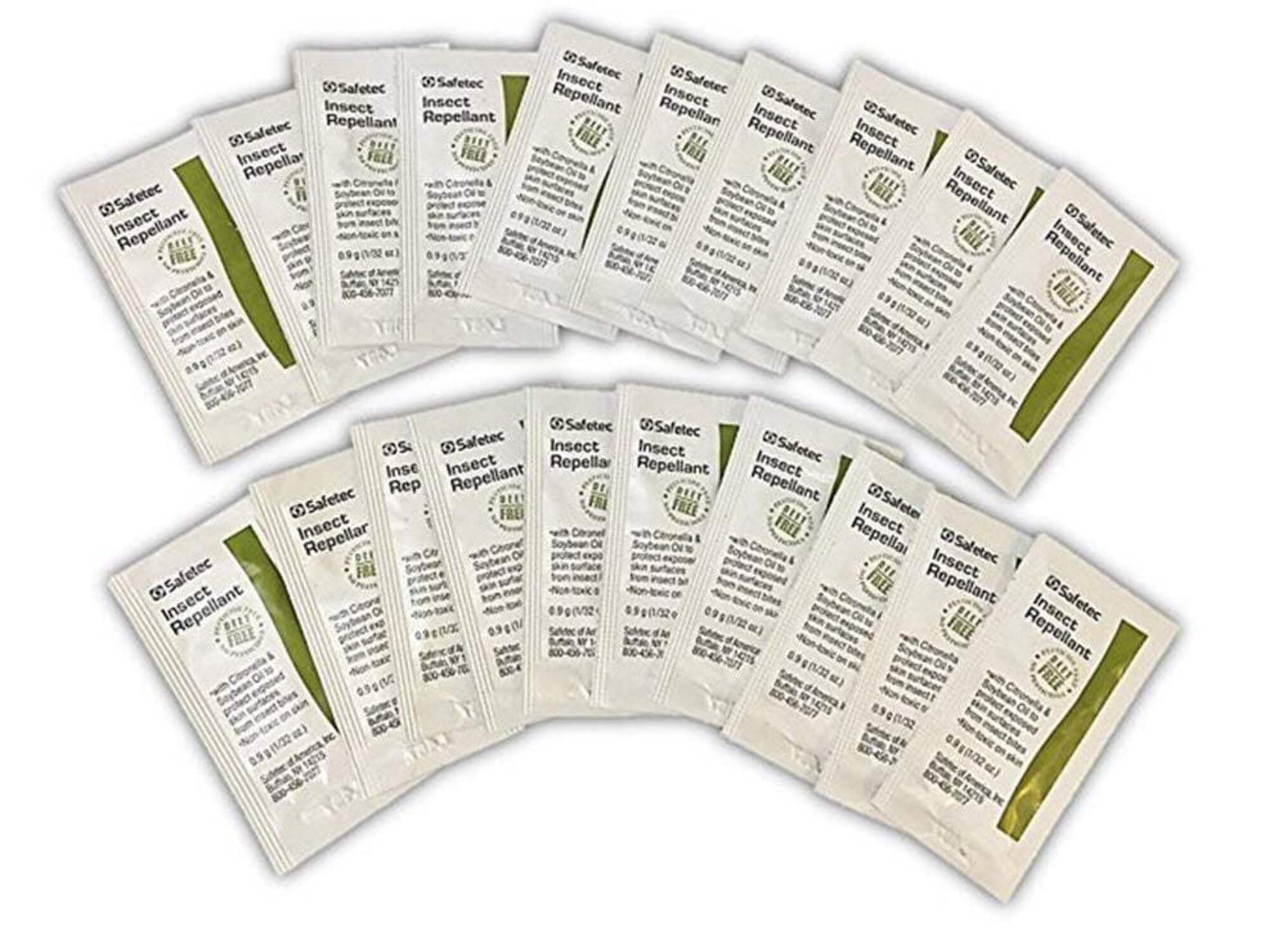 Natural DEET-FREE Personal Mosquito Body Repellent - 100 Packs ...