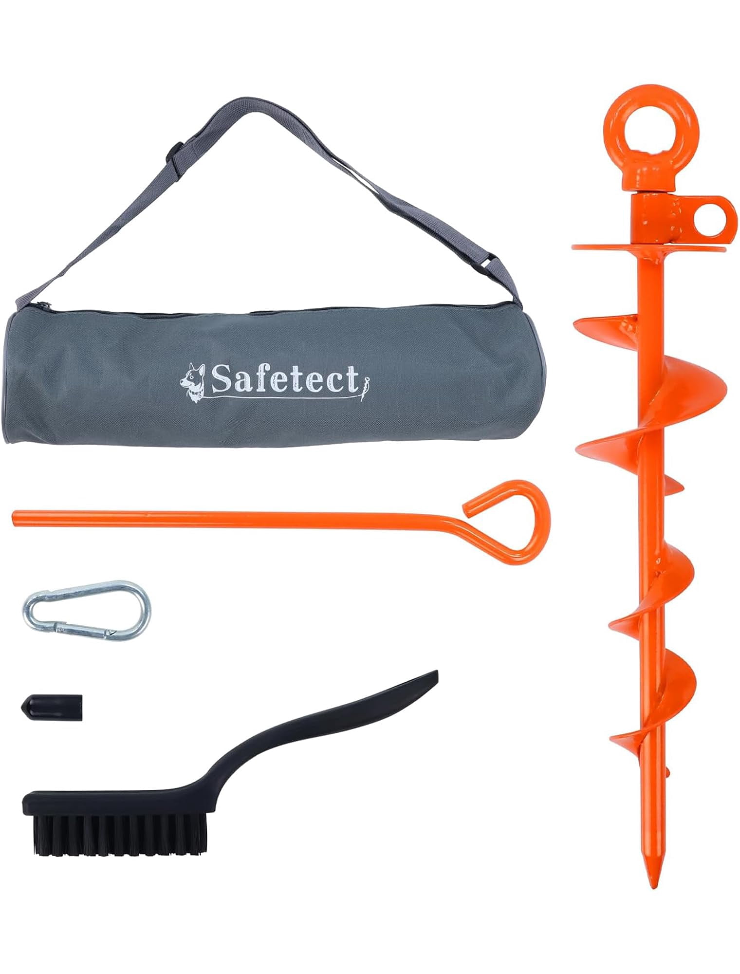 Safetect Dog Tie Out Stake Heavy Duty Dog Stake for Large Dogs up to ...