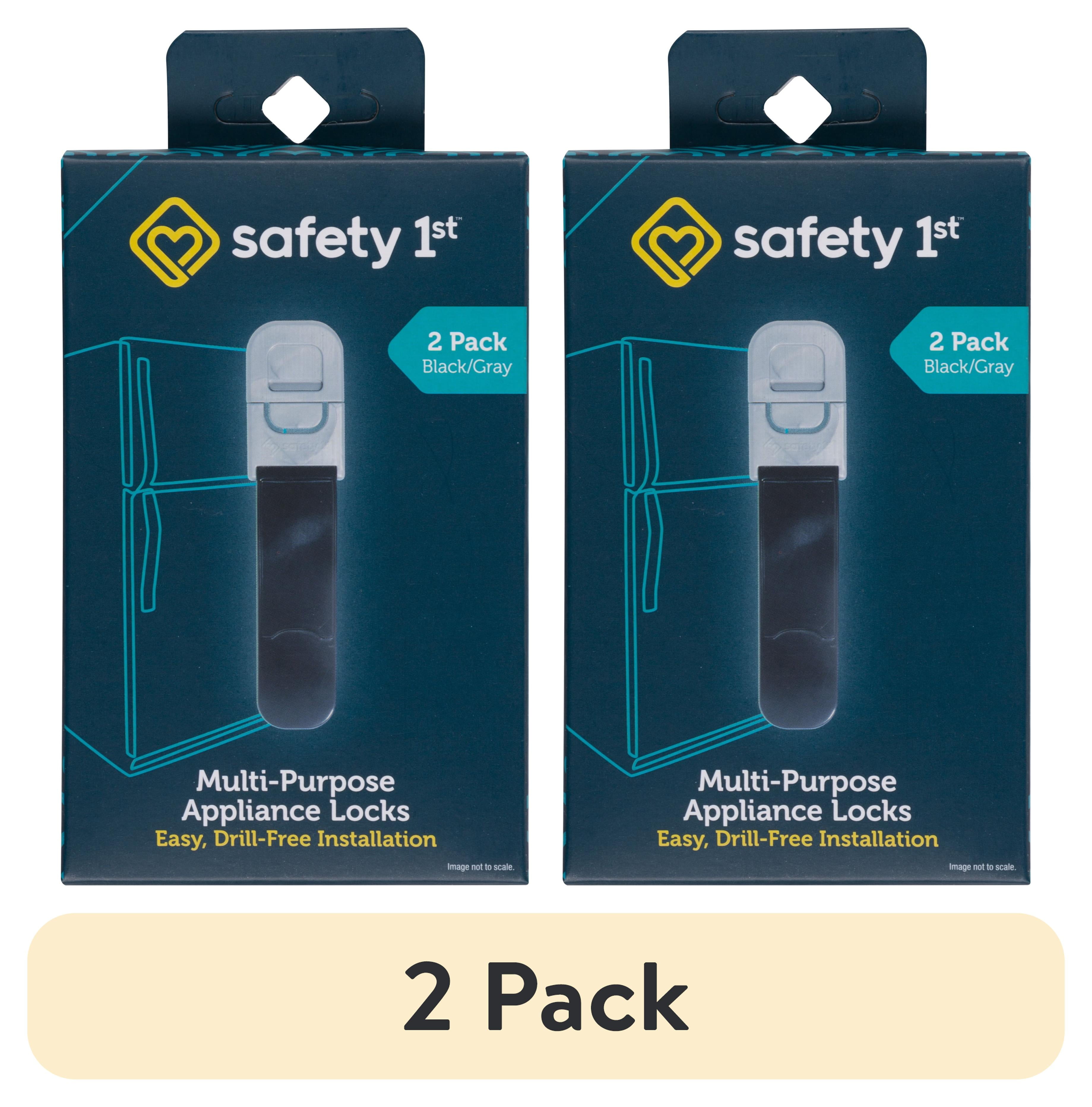 (2 pack) Safety 1ˢᵗ Multi-Purpose Appliance Lock (2pk), Black, Toddler ...