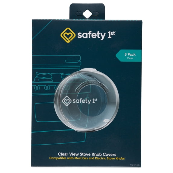 Safety 1st, Stove Knob Covers, 5 pack, Clear, Toddler - Walmart.com