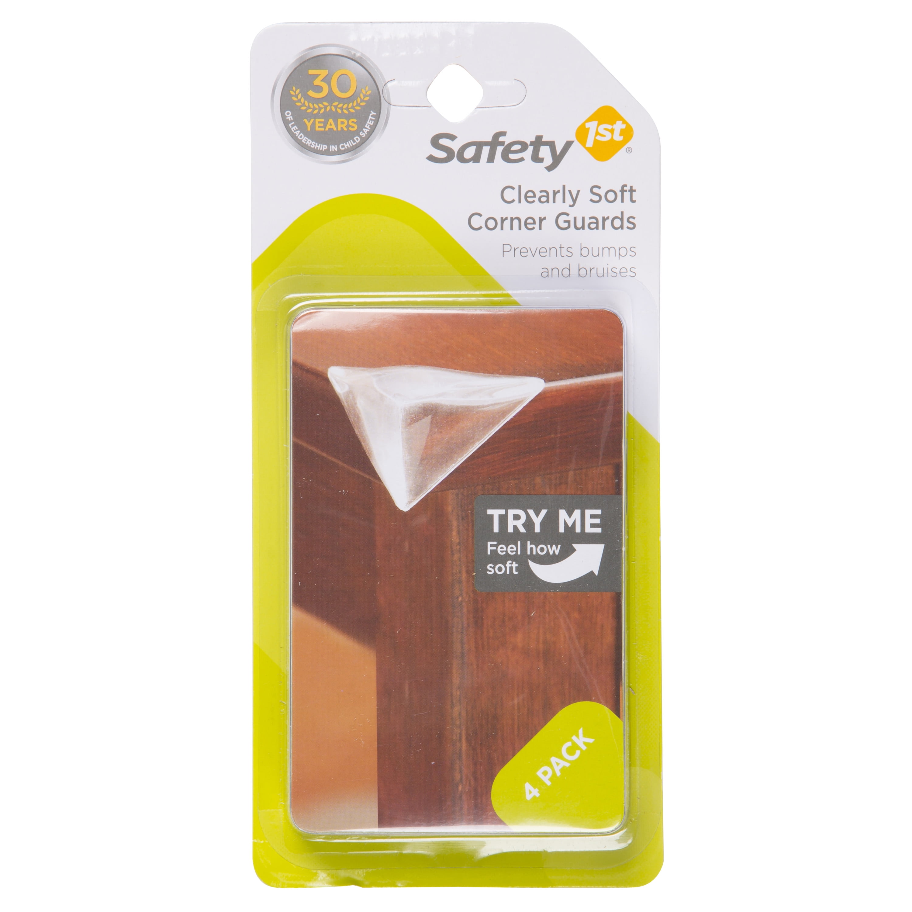 Safety 1st Clearly Soft Corner Guards, 4-Count, Clear, Toddler ...