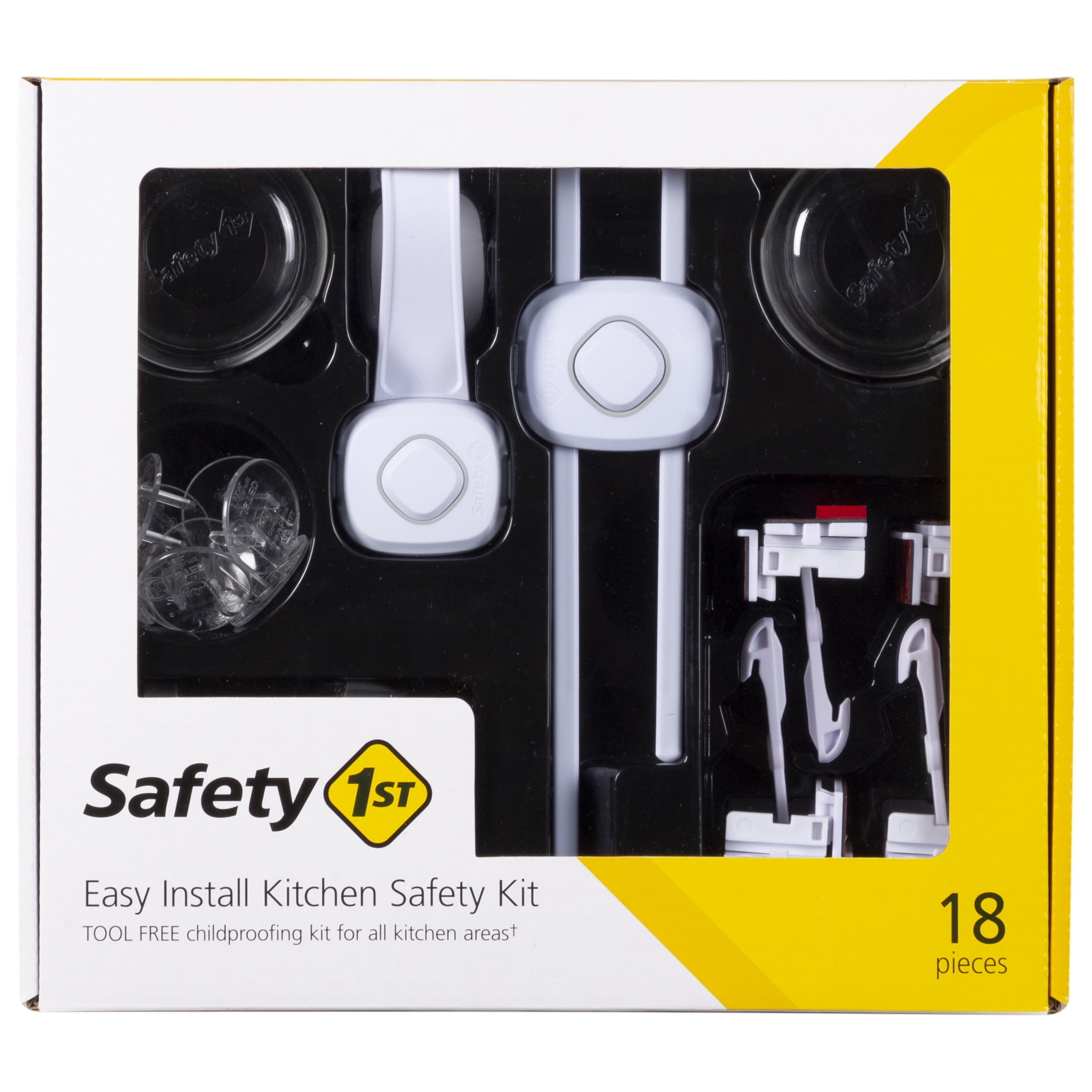 Safety 1st Easy Install Kitchen Safety Kit, White, Toddler - Walmart.com