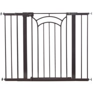 Regalo Easy Open 47-Inch Extra Wide Walk Thru Baby Safety Gate, White ...