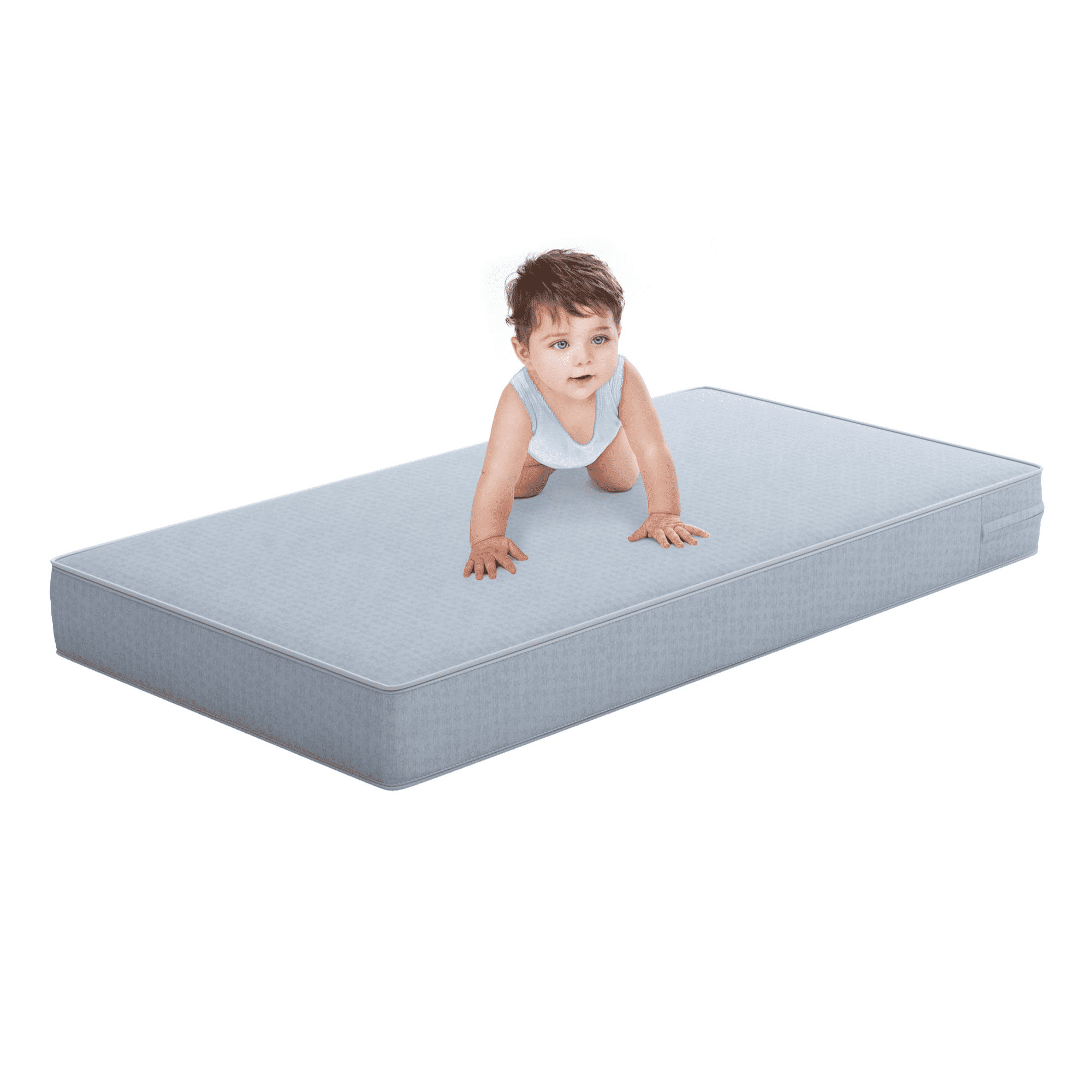 Safety 1st Heavenly Dreams Baby Crib and Toddler Bed Mattress, Blue ...
