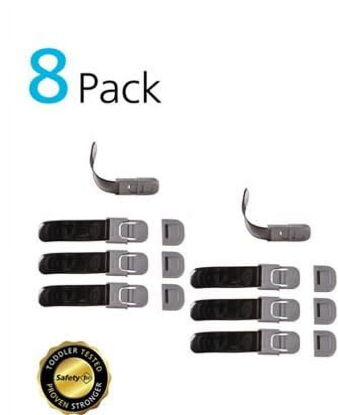 Safety 1st Multi-Purpose Appliance Lock 8pk, Black, Toddler - Walmart.com