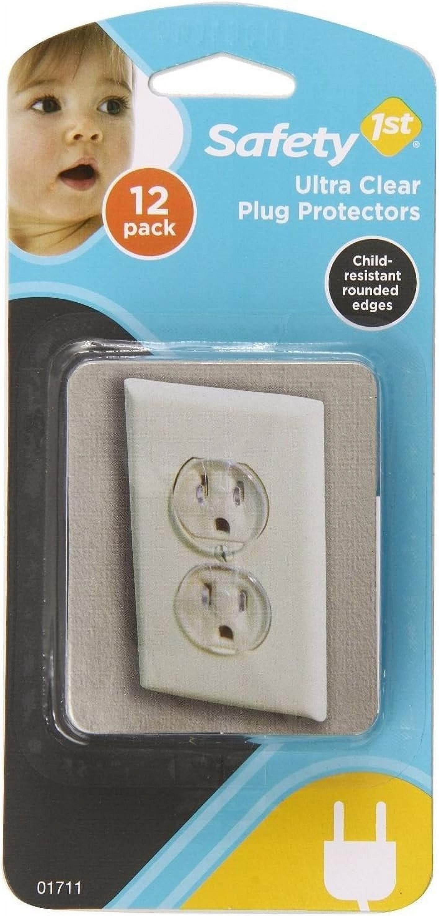 Safety 1st Outlet Plug Clear Carded 12 / Pack - Walmart.com