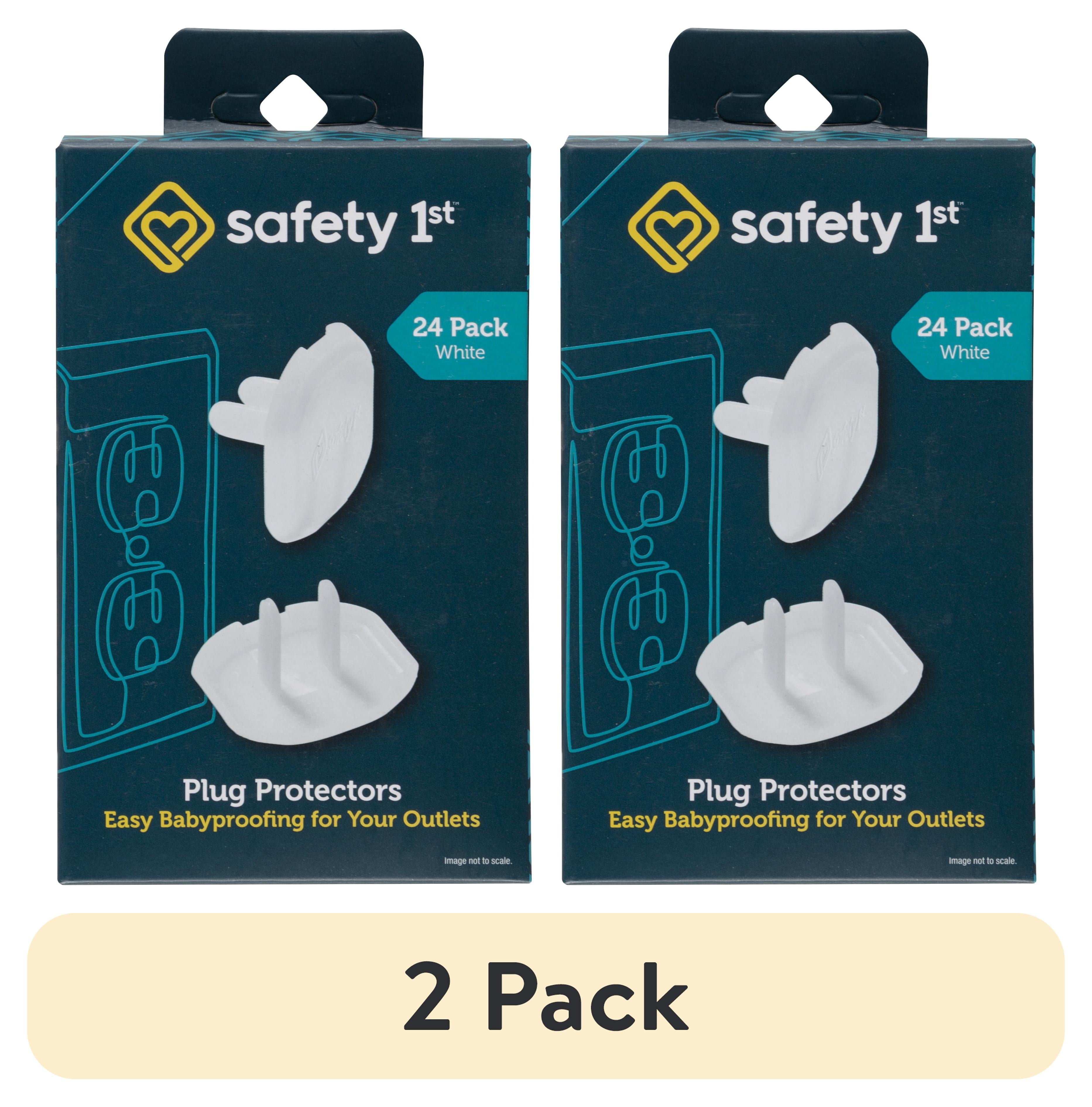Brandclub - (2 pack) Safety 1st Plug Protectors (24pk), White, Toddler