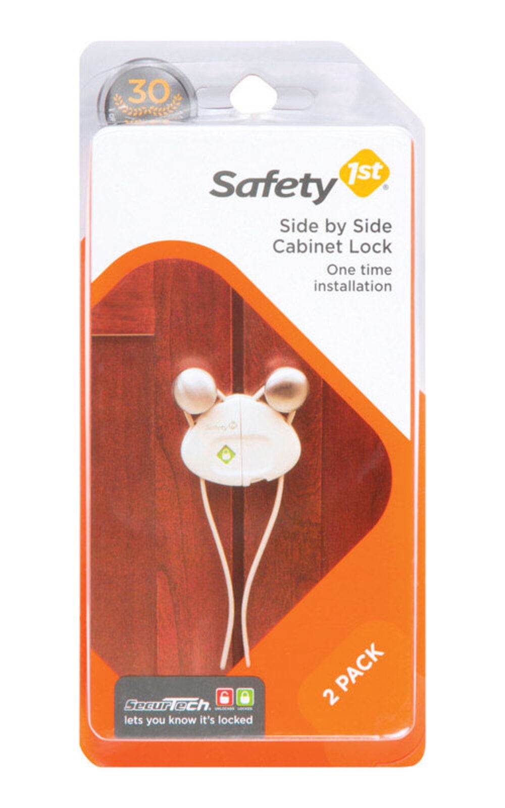 Safety 1st® Side by Side Cabinet Lock - 2pk - Walmart.com
