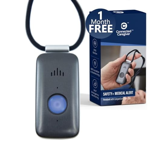 Safety+ 4G Medical Alert System: Fall Detection, GPS Location, 24/7 ...