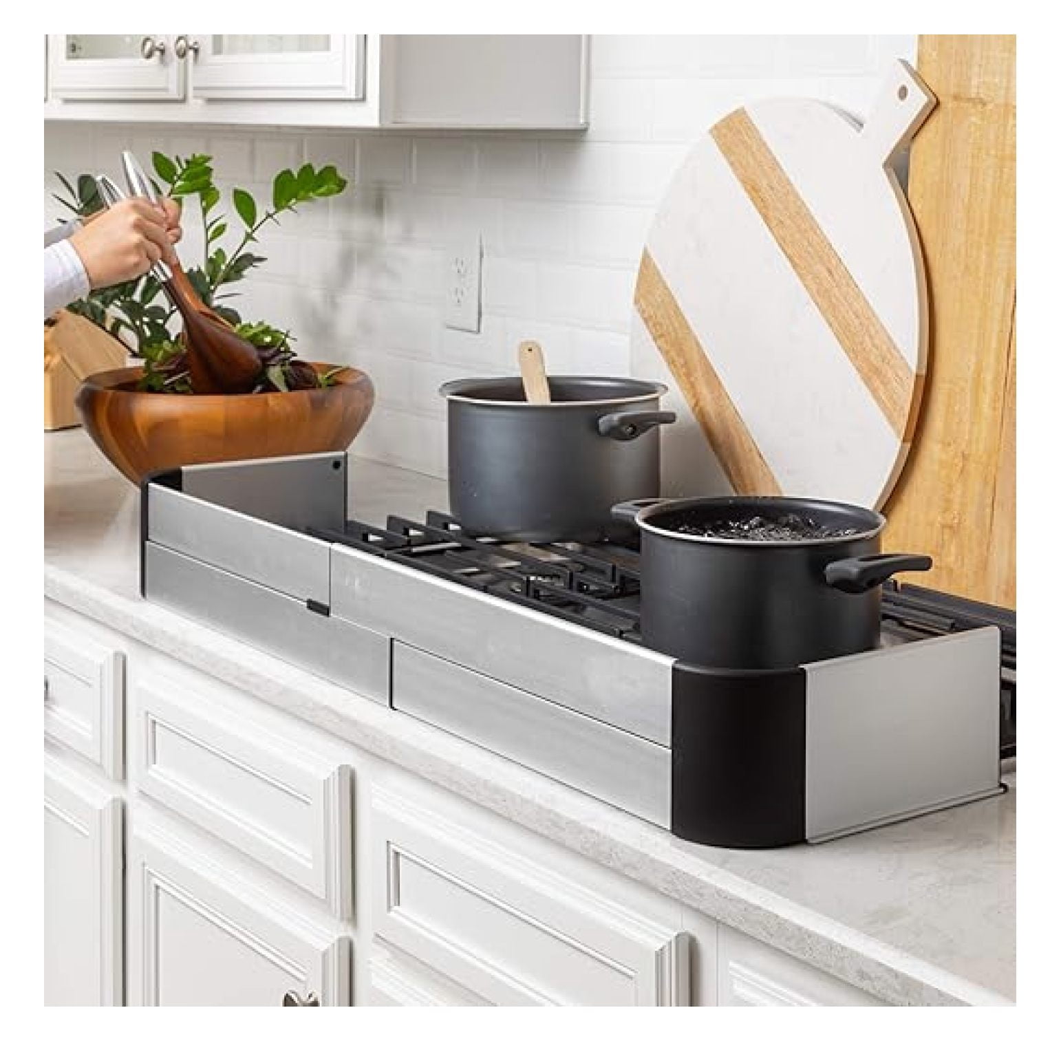 Safety Adhesive Aluminum Stove Guard - Complements Modern Kitchen ...