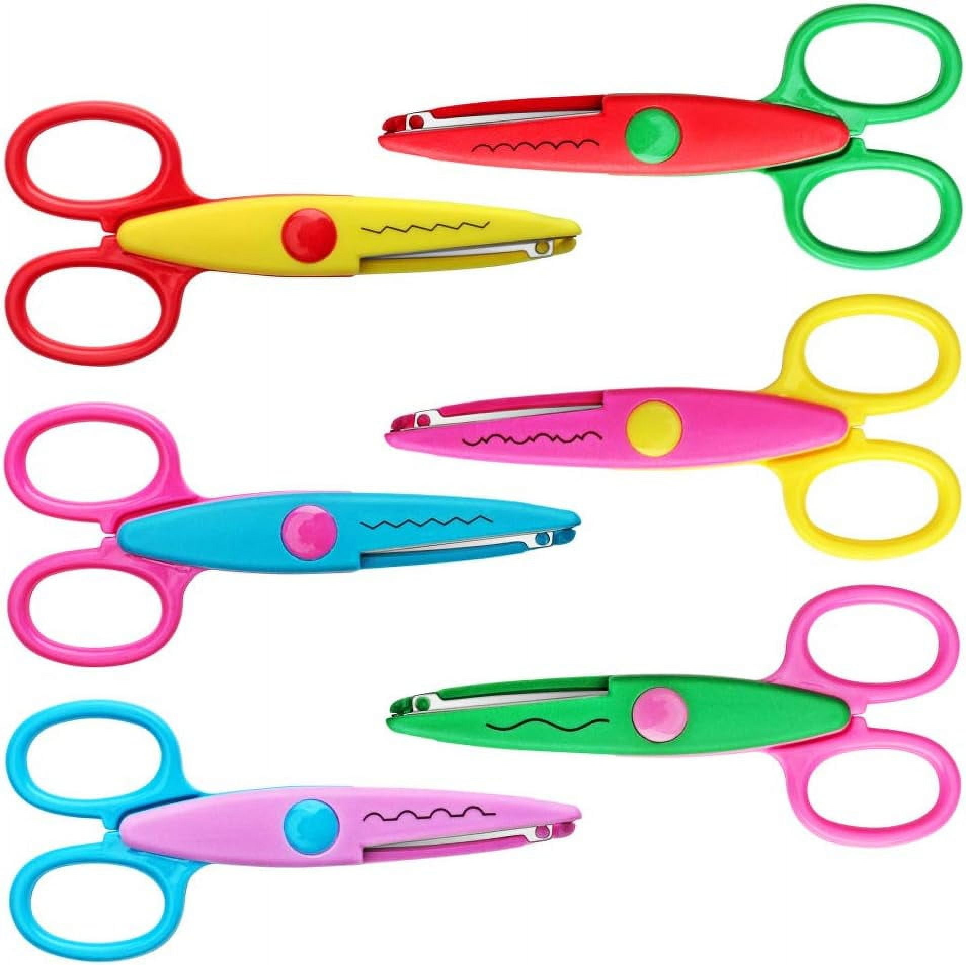 Safety Art Scissors, Ergonomic Grip Scissors with Odourless ABS Resin ...