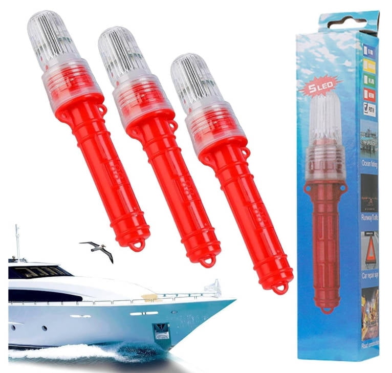 Safety Beacon Light, Boat Flares Kayak Navigation Lights Emergency ...